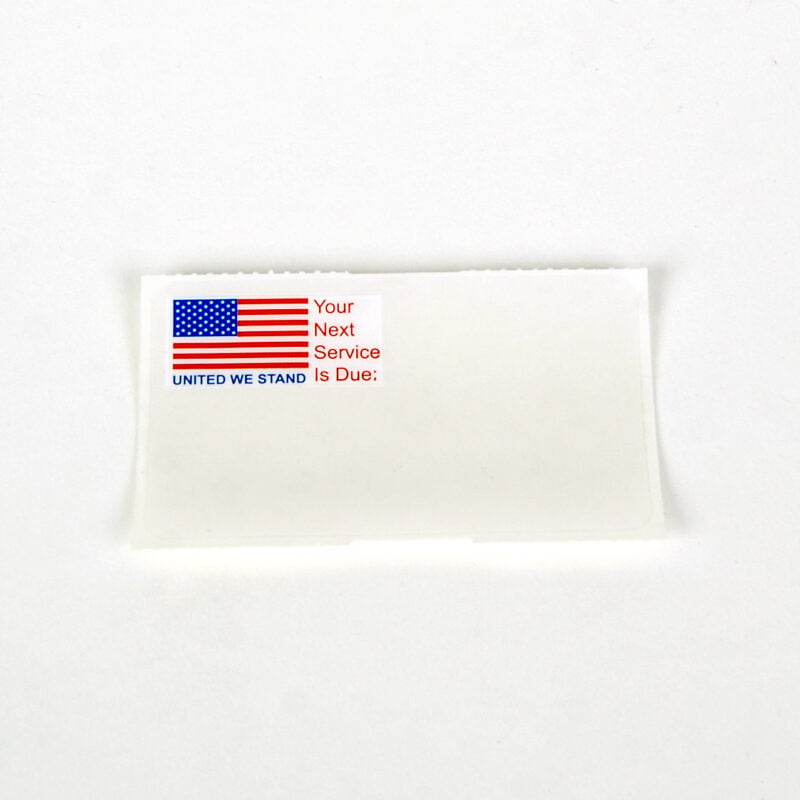 Striker – American USA Flag Static Cling/Adhesive Reminder Stickers ...